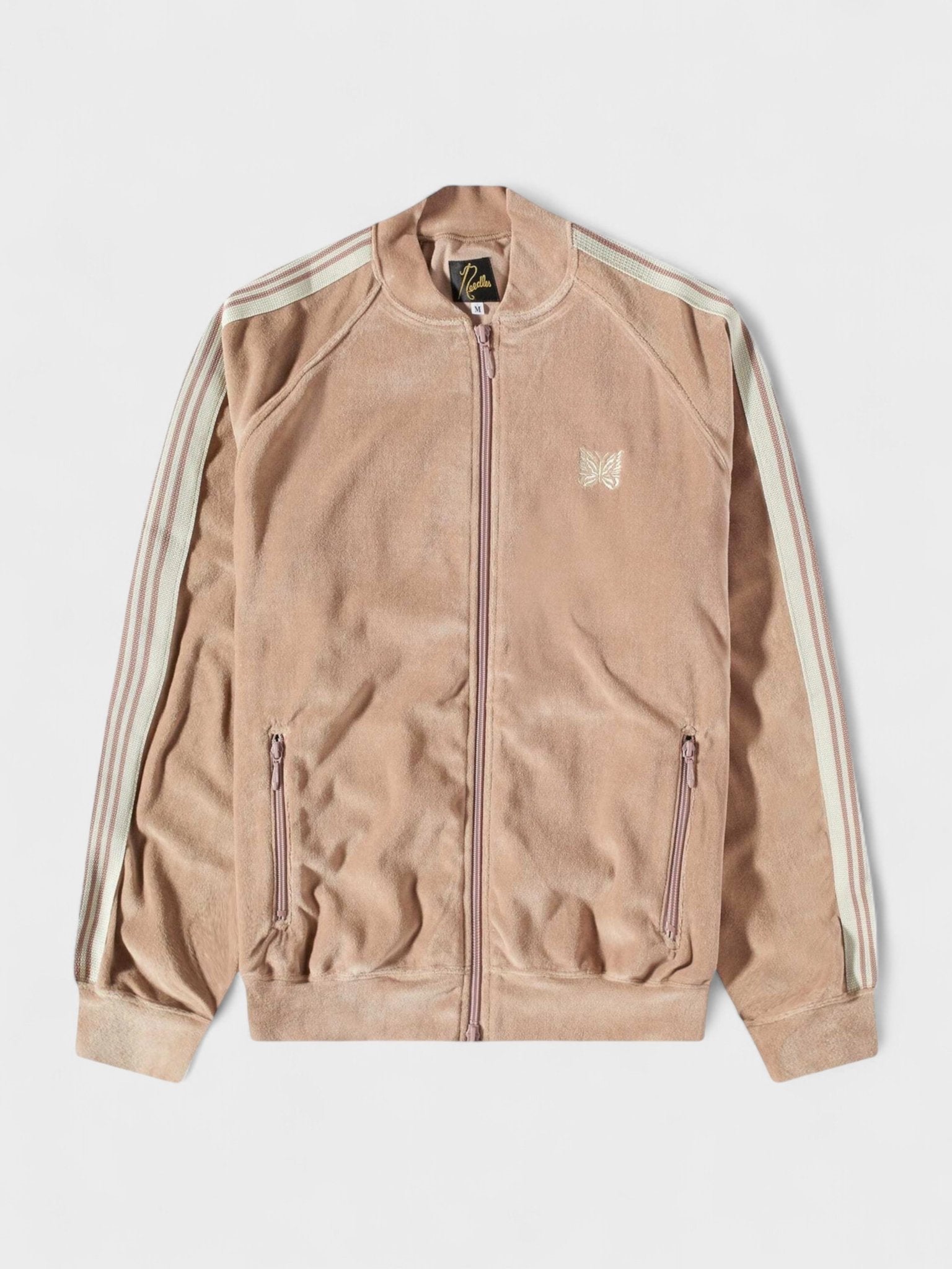 Needles Velour Track Jacket Old Rose now £125.00 at Supplied Fashion